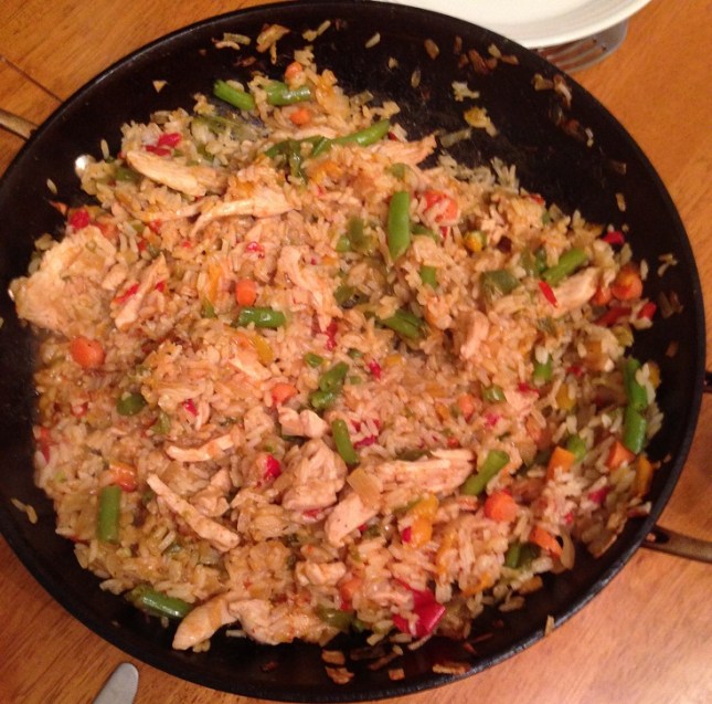 A Fast Dinner on Friday (or Any Day) – Chicken Fried Rice | onedadskitchen